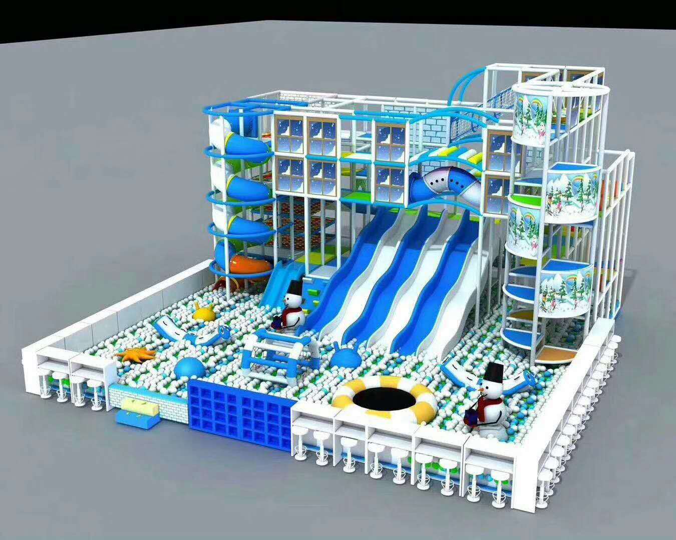 Indoor playground equipment is popular types of children's entertainment
